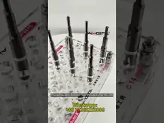 Resistente al desgaste 2 taladro de flauta de 4 mm - 32 mm taladro de carburo de flauta recta