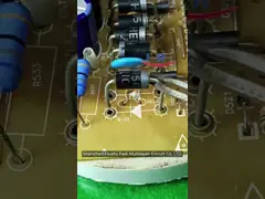 FR4 4 Layer Copper PCB Board Green Solder Surface Finish for Electronic Testing