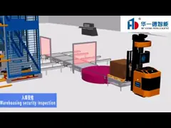 radio shuttle rack cart and forklift (agv) system fully automated fifo filo  system radio shuttle