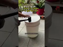 18l 4.8 gallon plastic bucket clear high temperature plastic paint bucket 5 gallon