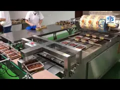 automatic tray packing machine 30-50 packs/min for mushroom tray