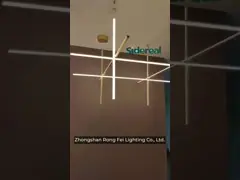 コントロールモード スイッチ コントロール 122w 3000k 12.4m 天井 LED チェンダリア 吊り灯 レストラン ホテル ビラ