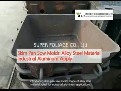 skim pan sow molds alloy steel material industrial aluminum apply