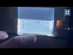 customized monochrome lcd display tn htn 7 segment for multimedia player