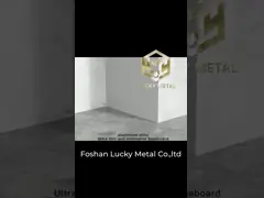 aluminium skirting profile anodised finish 6/8/10cm high in stock