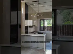 Eleganti e funzionali Cucina con il verde Sternen-Aufzug