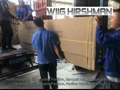 Hotel Mobile Folding Wall System Soluzione personalizzabile e di risparmio di spazio