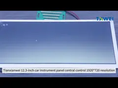 Ecrã LCD TFT IPS de 19 polegadas com interface LVDS 1920 * 360 módulo de exibição LCD TFT