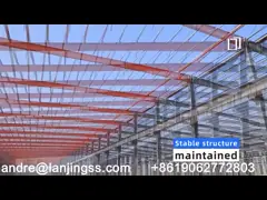 custom modern steel frame house , high strength metal chicken house