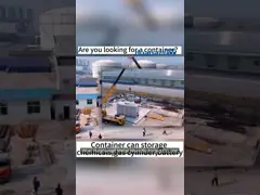 Bétonbehälter mit doppelter Wand und gesicherter Tür (Contenitore di cemento con due piatti e una porta di sicurezza)