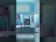 fully automatic ice cream vending machine business for shopping malls