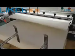 automatic aluminum foil cover lid  liner die cutting machine with manual pneumatic lock plate