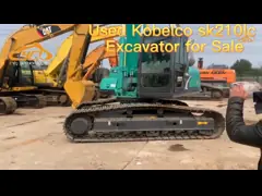 21 톤 SK210LC는 고벨코 굴삭기 크롤러 뒤삽 굴착기를 사용했습니다