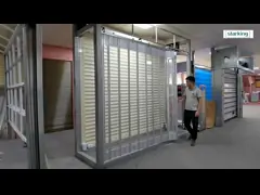 Porta pieghevole laterale manuale in policarbonato trasparente per ovunque ti piaccia