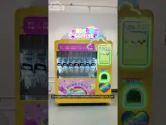 800w 220v candy dispensing vending machine customized led logo
