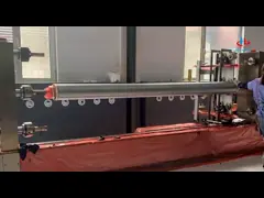 45# steel cfrp carbon fiber roller epdm rubber coated for bopp bopet production line