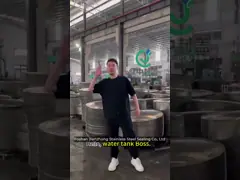 pure water 304 stainless steel water tank cover ss water tank top bottom