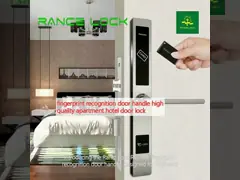 알루미늄 합금 호텔 문 잠금 35mm - 60mm 지문 인식 문 잠금