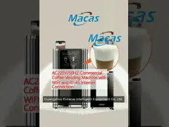 commercial fresh milk coffee vending machine coffee shop