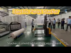electric pallet stacker 2000kg widely used in factory warehouse