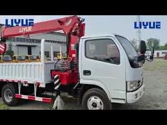 manipulator boom crane 5 ton telescopic hydraulic truck mounted crane