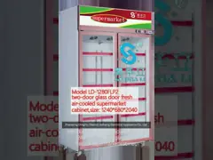 910l two door ice cream display cabinet door air cooled supermarket portable gelato display case