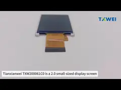 2.0 polegadas 240*320 IPS HD TFT LCD Display Module 400 nits Brilho MCU 8080 30 PIN Interface