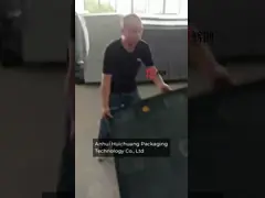 Rectangular Plastic Pallet Box PP Honeycomb Sheet Coaming Container Heavy Duty Folding Pallet Box