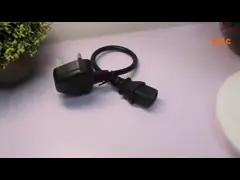 extension cord. b1363 pdu with 5m rewireable outlet and uk c13 power cable bs male end type