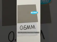 0.6mm porous titanium felt for pem pure water electrolysis cell hydrogen production