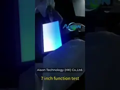 Ecrã LCD de 800x480 cm com ecrã de 40 pines de 400 cd/m2 e interface RGB