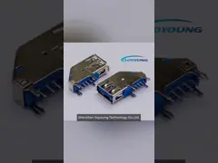 high speed input output connectors usb 3.0 type a connector 90° dip type