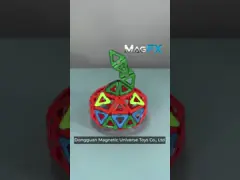 magnetic tile assembly with versatile shapes for animals and plants  wansheng pumpkin