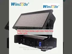 DMX 512 Disco Bewegung Strobe Licht Farbe Waschparty Strobe Lichter