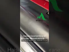 Flexible HDPE Geomembrane Liner with Smooth Surface Puncture Resistance ≥20N Width 1-12m