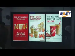 Affichage extérieur multi-écran avec lecteur multimédia partagé, compatible avec Android Windows Linux.