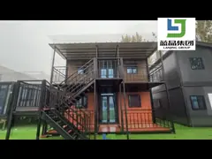 20ft 40ft expandable container house double wing customized layout