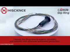 custom capsule slip rings six circuits 2a current rating compact design