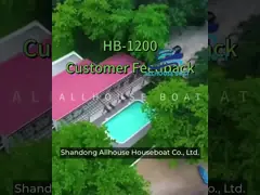 30 people floating aluminum restaurant boat , two story boat bar and restaurant
