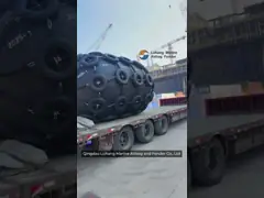 pneumatic marine fender with harnessing