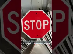 oem pentagon shaped reflective mandatory traffic symbols sign slow