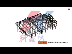industrial steel structural buildings prefabricated steel poultry house customized