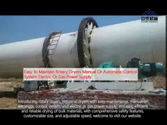 Controllo manuale automatico asciugatrice rotativa portatile alimentazione elettrica a gas