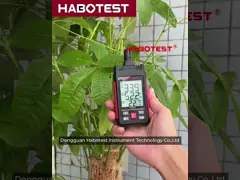 HT607 Medidor de temperatura e umidade digital LCD Laboratório profissional Termo-higrômetro Agricultura Medidor de umidade de galpão plástico
