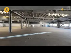 q235 q345b steel structure workshop building with galvanized purlin roof structure