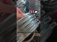Acciaio inossidabile 304 clip per tubi a rilascio rapido, pinze per condotti con serratura e guarnizione rossa