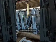 4 Wheel Drive Warehouse Forklift FD40 4000KG Diesel Forklift 21km / Hour