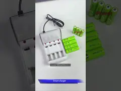 safe nimh battery charger for 1.2v aa aaa rechargeable batteries with cover
