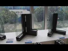 insect proof aluminium casement window heat insulation impact resistant
