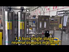 1500 liters per hour purification system ro filtration treatment plant water purifying machine